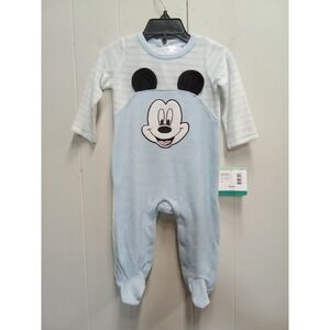 Disney | One Pieces | Disney Baby Mickey Mouse Light Blue Striped One ...
